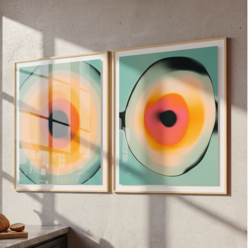 Set de cuadros "Interzone" – Wall Studio