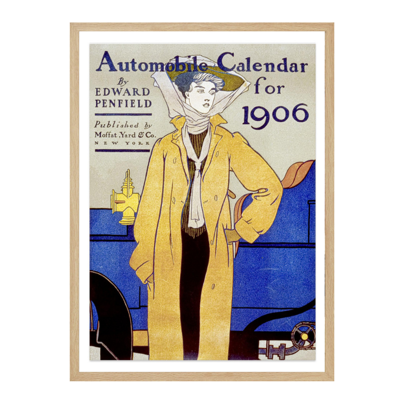 Cuadro "Automobile Calendar for 1906" – Wall Studio