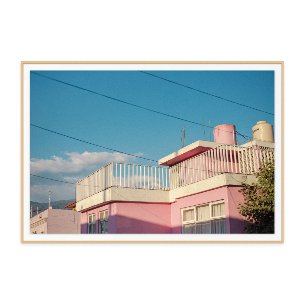 Cuadro "Celeste y rosa" – Wall Studio